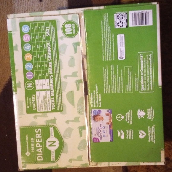 members mark | Other | Box Of Diapers | Poshmark